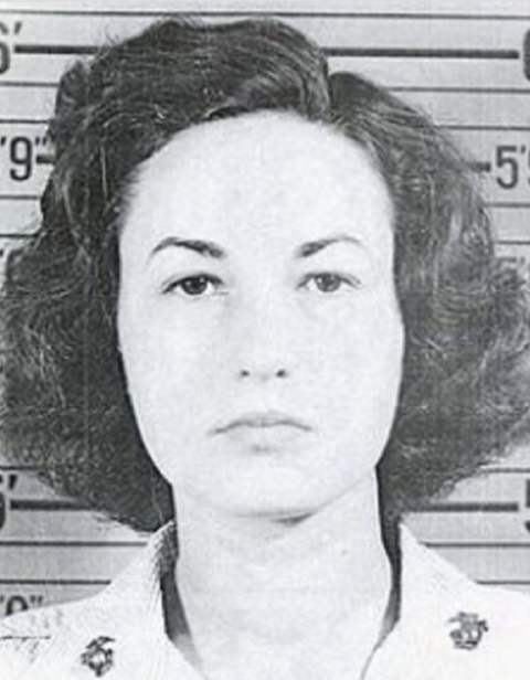 SSgt Bernice Frankel (Bea Arthur), U.S. Marine Corps (1943-1945 ...