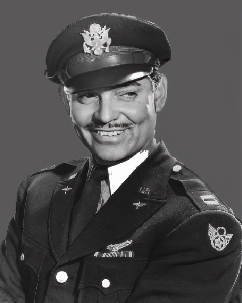 Maj Clark Gable, U.S. Army Air Forces (1942-1947) - TogetherWeServed Blog